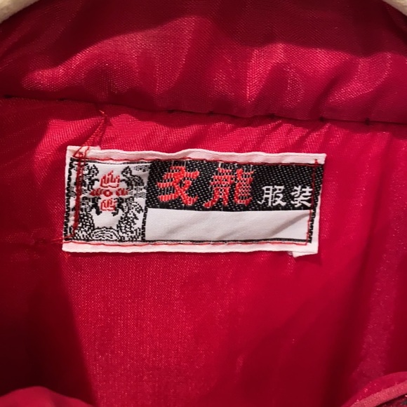 Jackets & Coats | Vintage Chinese Satin Jacket Red | Poshmark